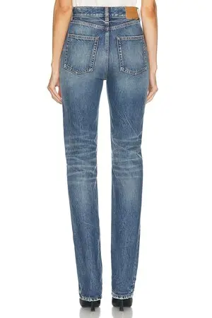 Saint Laurent 90s Slim Leg Jeans - 50s Blue