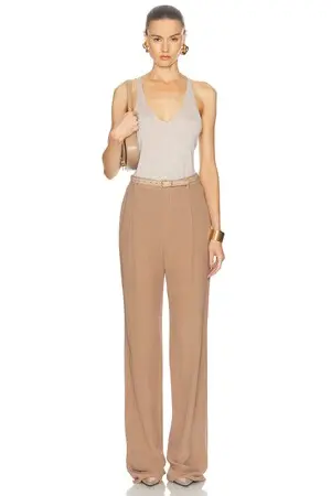 Saint Laurent Cashmere Tank Top - Beige