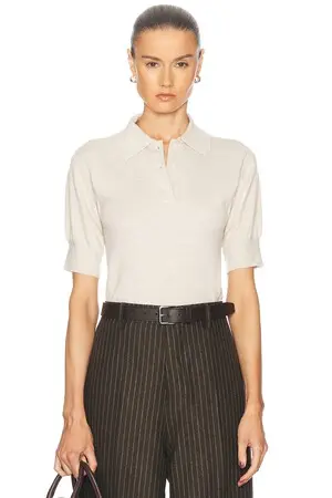 Eterne Journey Cashmere Polo Top