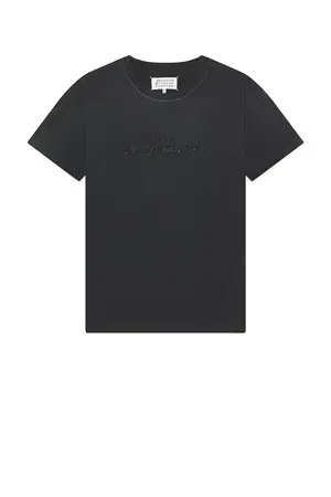 MAISON MARGIELA Maison Margiela T-Shirt In Black Washed Black