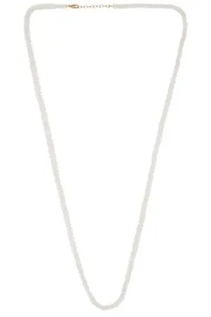 Jia Jia Mini Ethiopian Opal Necklace - White