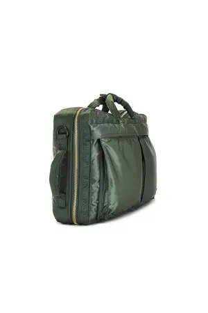 PORTER-YOSHIDA & CO Tanker 3way Briefcase In Green
