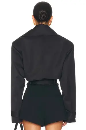 HELSA Oversized Cropped Trench