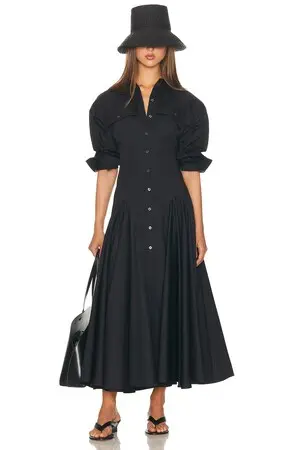 HELSA Godet Shirt Dress