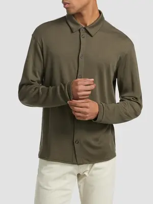 Giorgio Armani Button-front Cashmere Shirt
