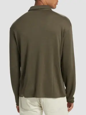 Giorgio Armani Button-front Cashmere Shirt