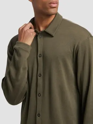 Giorgio Armani Button-front Cashmere Shirt