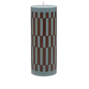 HAY Column Candle Medium - Anthrachite/bordeaux