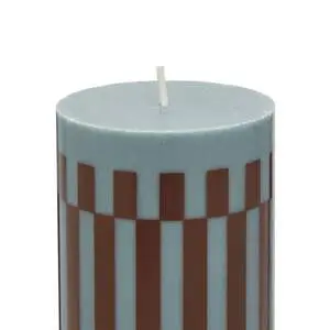 HAY Column Candle Medium - Anthrachite/bordeaux