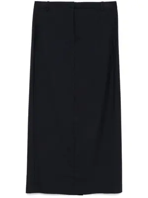 Theory Concealed-fastening Midi Skirt
