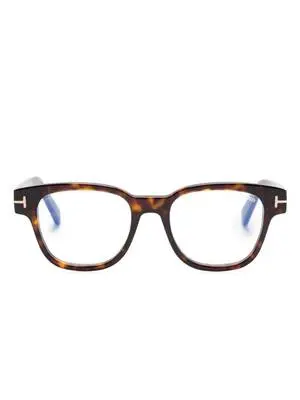 TOM FORD Round-frame Glasses - Brown