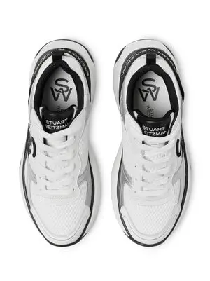 STUART WEITZMAN Logo-appliqué Sneakers - White