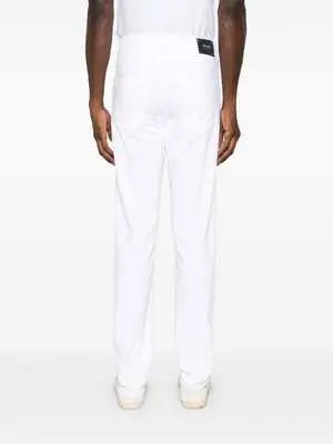 Incotex Corduroy Straight Leg Trousers - White