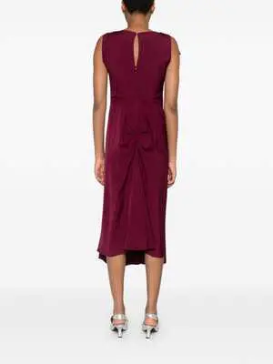 Victoria Beckham Pleated Midi Dress