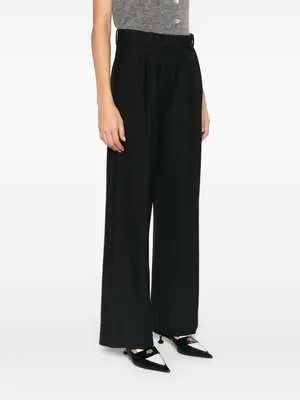 Maje Wide-leg Tailored Trousers - Black
