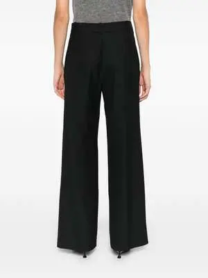 Maje Wide-leg Tailored Trousers - Black