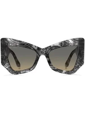 Etro Mania Oversized-frame Sunglasses - Black