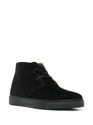 Emporio Armani Suede Ankle Boots