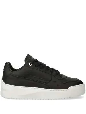 Filling Pieces Perforated Leather Trainers
