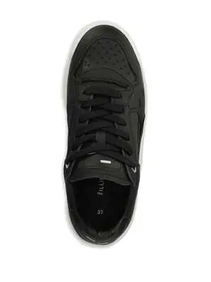 Filling Pieces Perforated Leather Trainers
