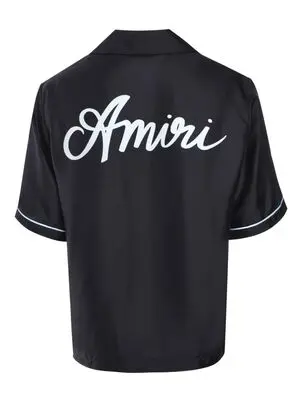 Amiri Logo-print Silk Shirt