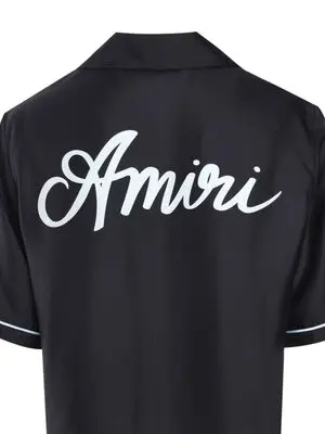Amiri Logo-print Silk Shirt
