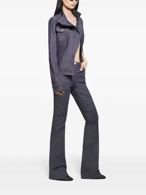 COURREGES Cotton Bootcut Jeans - Grey