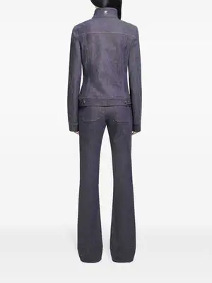 COURREGES Cotton Bootcut Jeans - Grey