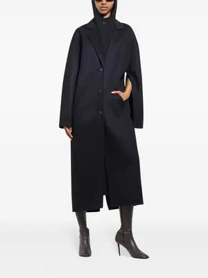 COURREGES Double-face Wool Cocoon Coat