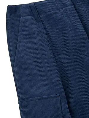 STUDIO TOMBOY Corduroy Cargo Pants - Blue