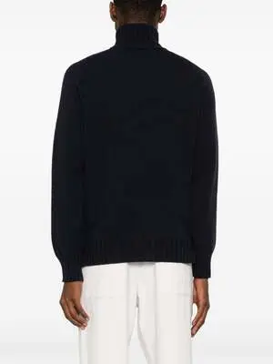 MA'RY'YA Ribbed-knit Sweater - Blue