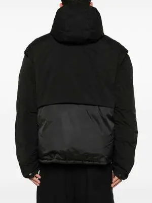 REPRESENT Hooded Puffer Jacket - Black