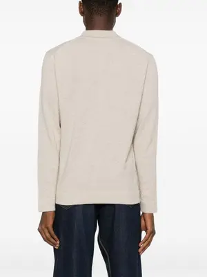 ZANONE Marl-knit Polo Shirt - Neutrals