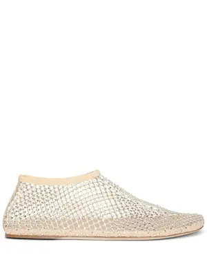 Christopher Esber Minette Mesh Ballerina Shoes - Neutrals
