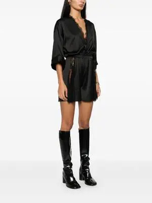 Alchemy Fashions X Lia Aram Lace-trim Playsuit