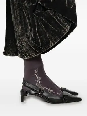 MARINE SERRE Tattoo-printed Jersey Tights