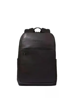 PIQUADRO 15.6-inch Leather Laptop Backpack - Brown
