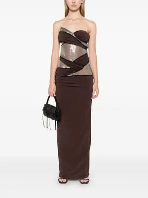 NENSI DOJAKA Sequin-embellished Maxi Dress