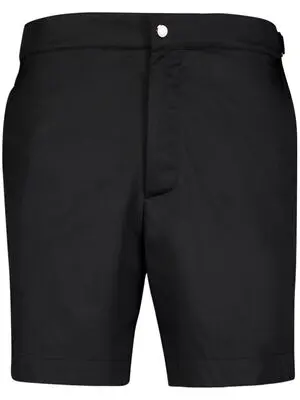 Frescobol Carioca Above-knee Swim Shorts - Black
