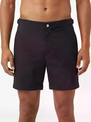 Frescobol Carioca Above-knee Swim Shorts - Black