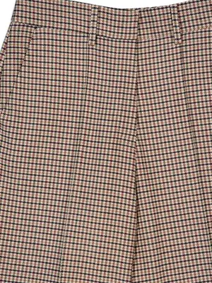 PAULA Houndstooth Pattern Trousers