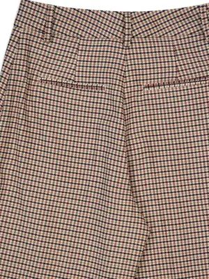 PAULA Houndstooth Pattern Trousers