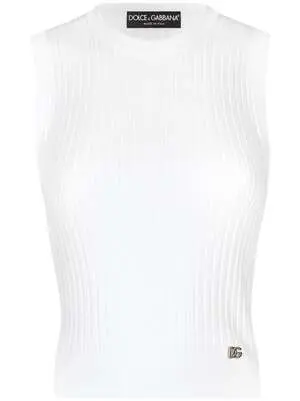 Dolce & Gabbana Ribbed Knit Top