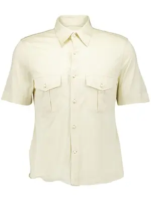 Givenchy Short-sleeve Silk Shirt