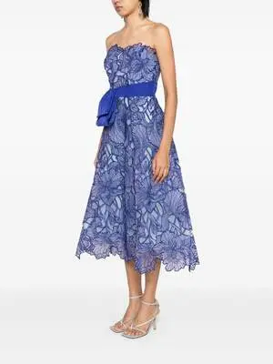 Marchesa Iris Midi Dress