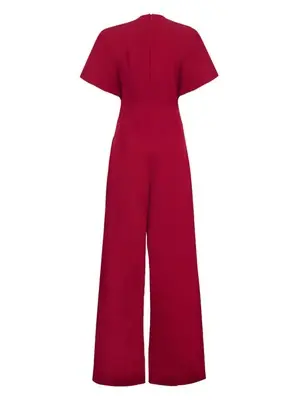 Stella McCartney Satin Jumpsuit - Red