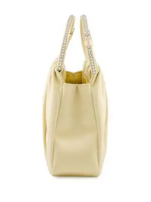 Amina Muaddi Vittoria Crystal Embellished Tote