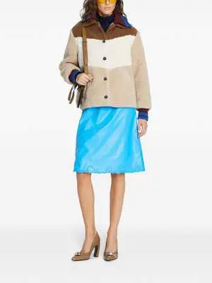 Tory Burch Hooded Fleece Jacket