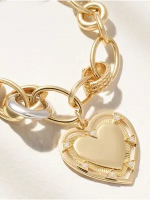FOUNDRAE Heart Token Bracelet