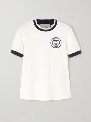 Gucci Ribbed T-shirts For Women